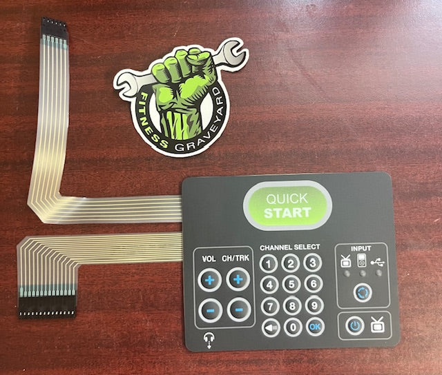 Star Trac Center Console Keypad # 050-2148 (NEW) REF# TMH10124-4MT ...