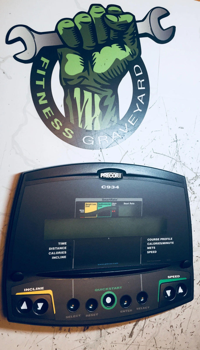 Precor C934 # 45869-101 Display Keypad Overlay - New – FitnessGraveyard