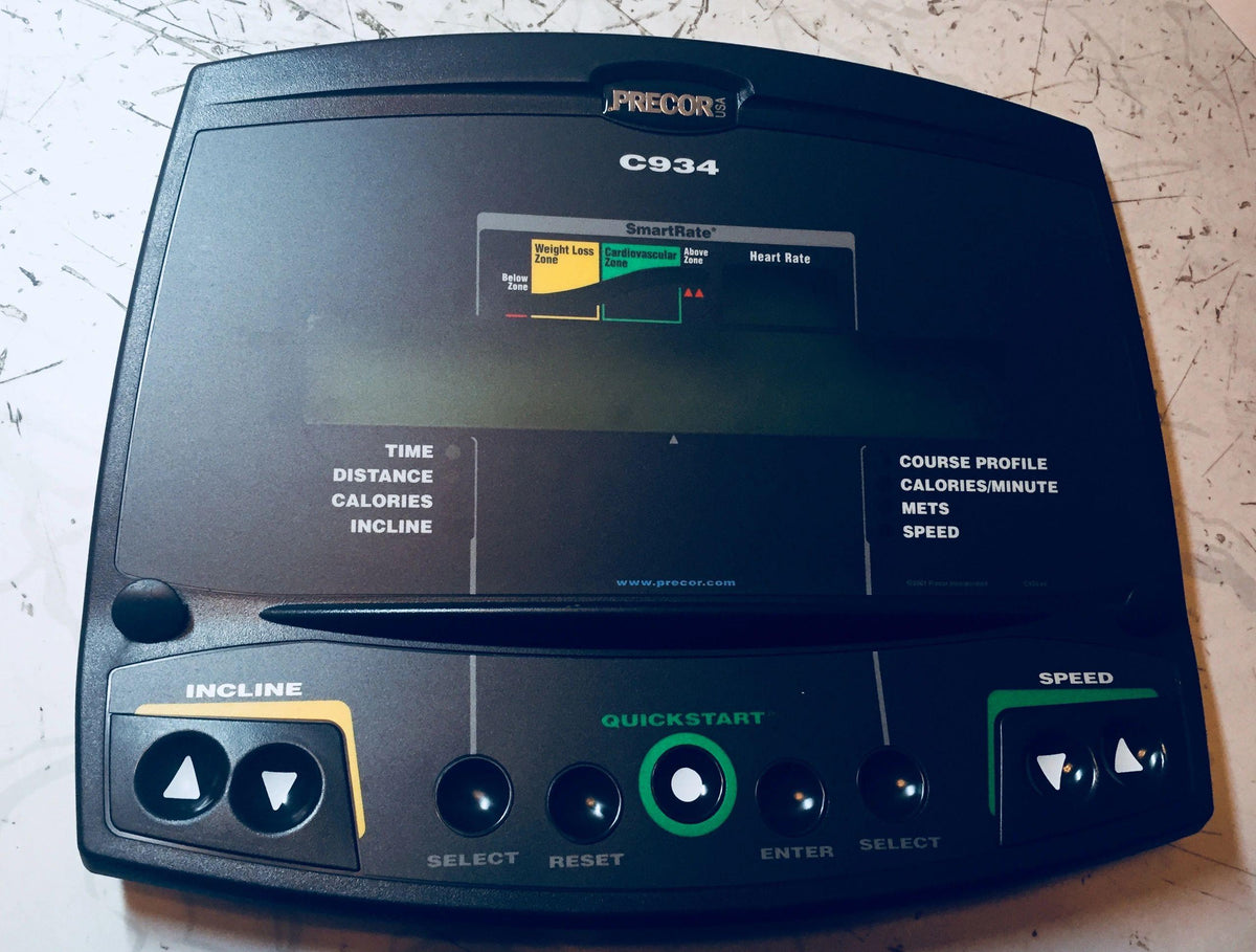 Precor C934 # 45869-101 Display Keypad Overlay - New – FitnessGraveyard
