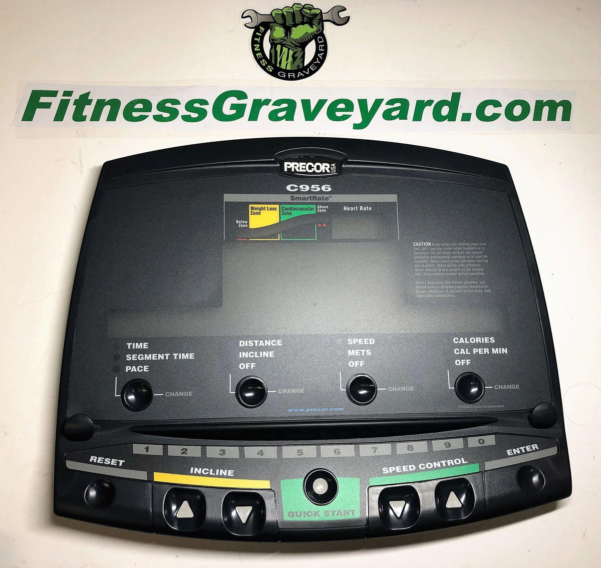 Precor C956 Overlay # 45912-101 - NEW – FitnessGraveyard