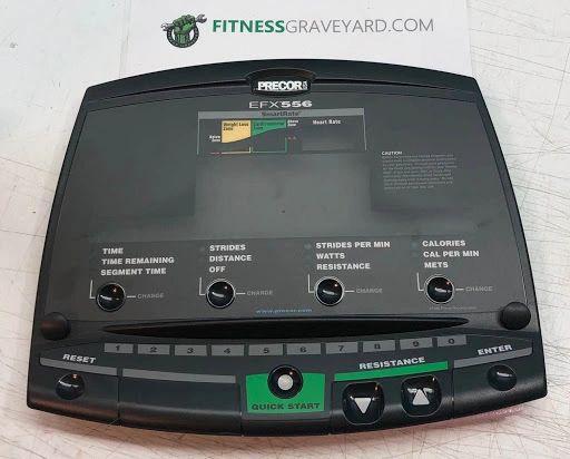 Precor EFX 556 Display Overlay # NEW – FitnessGraveyard