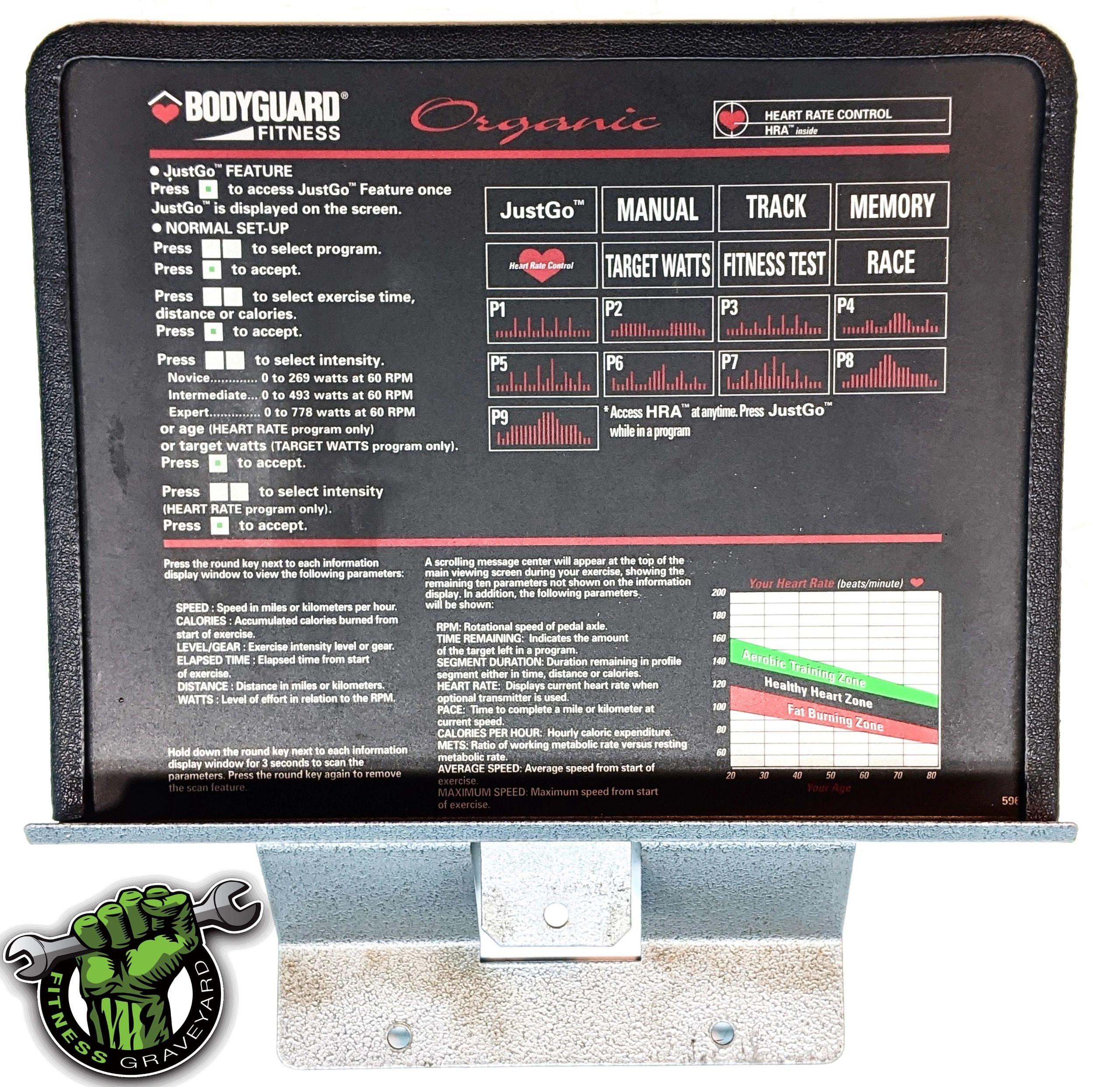 Bodyguard Fitness Information Plaque # USED – FitnessGraveyard