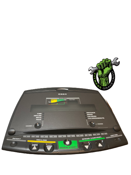 Precor C954 Display Overlay #44395-501 NEW Ref# TRENZ022122-17ELW ...